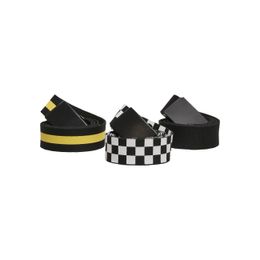 Urban Classics Damen H&uuml;ftg&uuml;rtel "Urban Classics Unisex Belts Trio", schwarz, Gr. S, 100% Polyester, G&uuml;rtel
