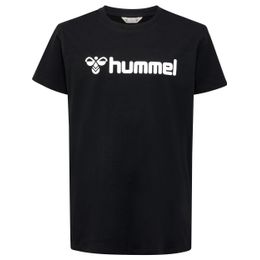 Hummel M&auml;dchen T-Shirt "HMLGO 2.0 LOGO T-SHIRT S/S KIDS", schwarz, Gr. 164, Obermaterial: 100% Baumwolle, Shirts, f&uuml;r Kinder und Jugendliche,