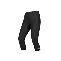ENDURA Damen Fahrradhose "ENDURA Radhose", schwarz, Gr. S, uni, Obermaterial: 46% Nylon NY. 42% Polyester PES. 12% Elasthan EL., Hosen, mit Gelpolster