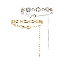 ABOUT YOU G&uuml;rtel Damen Gr&ouml;&szlig;e 90 gold / silber