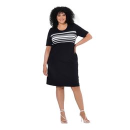 Ulla Popken Kleid in schwarz | Gr.: 46-48