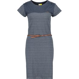 alife and kickin ALIFE & KICKIN Damen Jerseykleid, blau, Gr. S, 60% Baumwolle, 40% Polyester, Kleider