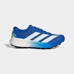 adidas terrex Herren Trailrunningschuh "AGRAVIC 4 TRAIL RUNNING", Gr. 46blau, ftwr wei&szlig;, lime burst, Synthetik, Textil, Schuhe