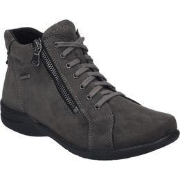 Josef Seibel Damen Stiefelette "Helen 50, graphit", Gr. 40, grau, Obermaterial: 100% Textilmaterial TEXMAT., Schuhe