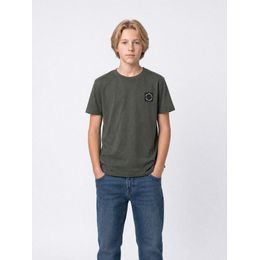 PETROL INDUSTRIES Locker geschnittenes Baumwoll-T-Shirt millpath in Grau | Gr.: 140