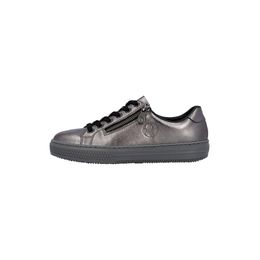 Rieker Zip Manila Sneaker aus Leder Grau | Gr.: 39