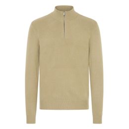 Casual Friday Herren Troyer "Troyer CFHeine", silber, Gr. XL, Obermaterial: 65% Polyacryl PAN. 27% Nylon NY. 5% Wolle mw. 3% Polyester PES., Pullover