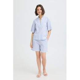 Fransa Kurzarm-Bluse FRCAYLA Regular fit in NOUVEAN NAVY STRIPES | Gr.: M