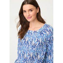 Olsen Blusenshirt in indigo ecru | Gr.: 36