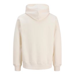 Jack & Jones JACK & JONES Herren Kapuzensweatshirt "JORFREDERIKSBERG GRAPHIC BOX SWEAT HOOD", beige, Gr. XXL, bedruckt, angeraute Sweatware, Obermaterial: 70%