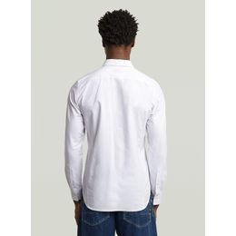 G-Star Raw G-STAR Herren Langarmshirt "Uniform Slim Hemd"wei&szlig;, wei&szlig; oxford, Gr. XXL, Obermaterial: 100% Baumwolle, Shirts