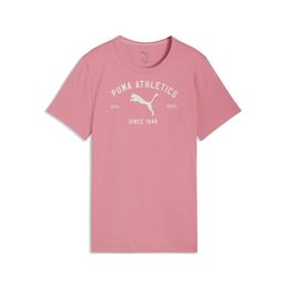 Puma Kinder T-Shirt "Puma Class Graphic T-Shirt M&auml;dchen", rosa, Gr. 152, Obermaterial: 100% Baumwolle. Rippe: 80% Baumwolle, 20% Polyester, Shirts