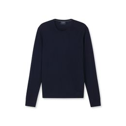 OLYMP Herren Strickpullover "OLYMP Casual Strick, Pullover"marine, Gr. L, 100% Schurwolle, Pullover