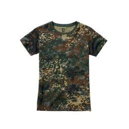 Brandit Damen Kurzarmshirt "Brandit Damen Ladies T-Shirt", gr&uuml;n, Gr. XL, gemustert, 100% Baumwolle, Shirts