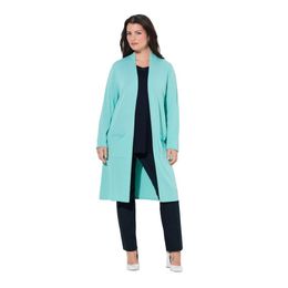 Ulla Popken Jacke in helles t&uuml;rkis | Gr.: 46-48