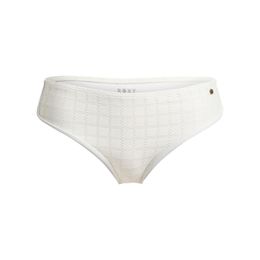 Roxy Damen Bikini-Hose "Roxy Island Hipster Shorty", wei&szlig;, Gr. XL, Obermaterial: 92% Polyester, 8% Elasthan., Badehosen
