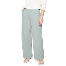 Zero Damen Stoffhose "Damen in 7/8 L&auml;nge", gr&uuml;n, Basic, Gr. 36, unifarben, Twill, Obermaterial: 96% Polyester, 4% Elasthan. Futter: 100% Polyester.