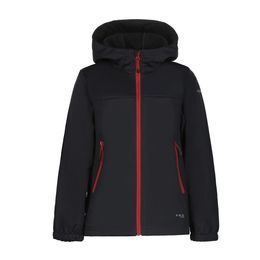 Icepeak Jungen Outdoorjacke "Icepeak Softshell jacke Kline Jr", schwarz, Gr. 140, Stoff;Softshell, 100% Polyester, Jacken