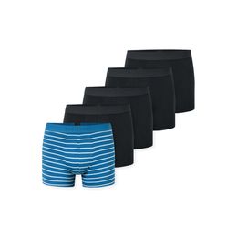 Schiesser Herren Boxershorts "95/5 Multipacks", Gr. 6, schwarz, Single Jersey, Obermaterial: 95% Baumwolle, 5% Elasthan, Unterhosen, ohne Eingriff,
