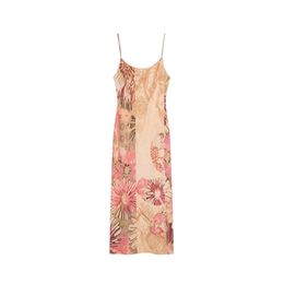 Desigual Kleid Damen Gr&ouml;&szlig;e 38 beige / braun / pink Sommerkleid