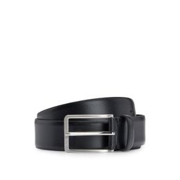 BOSS Herren Lederg&uuml;rtel "Erman-L_Sz35", schwarz, Gr. 110, unifarben, Leder, G&uuml;rtel, mit dezenter BOSS-Pr&auml;gung auf der Schlie&szlig;e