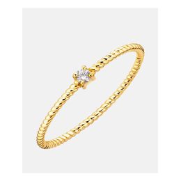 Diamant L'&eacute;ternel Ring aus 375 Gelbgold mit Diamant | Gr.: 56