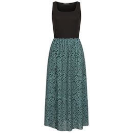 Cloud5ive Kleid Damen Gr&ouml;&szlig;e 42 smaragd / schwarz Sommerkleid