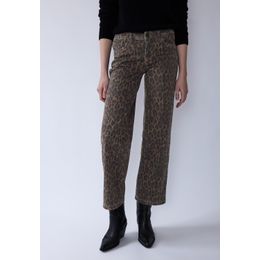 Damen Weite Jeans, braun, Gr. 30, STREET ONE STUDIO, Jeans, 81% Baumwolle, 17% Polyester, 2% Elasthan, Jeans, aus Baumwolle mit Stretchanteil