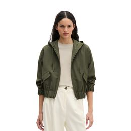 Marc O'Polo MARC O'POLO Damen Kurzjacke "aus Schurwolle-Stretch-Mix", gr&uuml;n, Gr. 46, unifarben, Obermaterial: 53% Polyester, 43% Wolle, 4% Elasthan. Futter: 95%