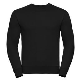 Russel Athletic Russell Herren Authentic Sweatshirt (Schlanker Schnitt) (Schwarz)