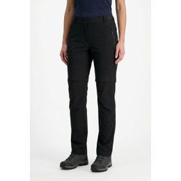 Icepeak Damen Funktionshose "BRADLEY", schwarz, Gr. 42, Obermaterial: 90% Polyamid, 10% Elasthan, Hosen, wasserabweisend, aus Polyamid und Elasthan