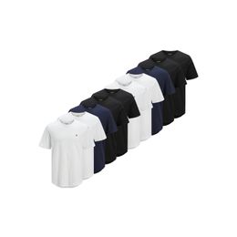 Jack & Jones JACK & JONES Herren T-Shirt "T-Shirt JPRBLABRODY TEE CREW NECK 10PK 10er Pack", bunt, Gr. XXL, Obermaterial: 100% Baumwolle CO., Shirts