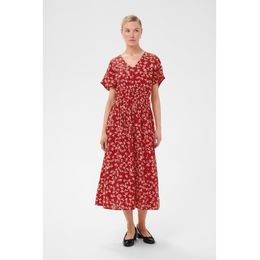 Culture Kleid CUpuglia Relaxed fit in Red Flower | Gr.: XL