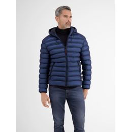 Lerros Herren Steppjacke "Steppblouson mit Kapuze", blau, Gr. XL, 100% Nylon, Jacken