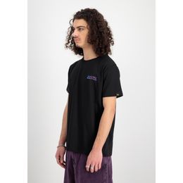 Herren T-Shirt "Holographic SL T-Shirt", schwarz, Gr. XS, Alpha Industries, Obermaterial: 100% Baumwolle, Shirts