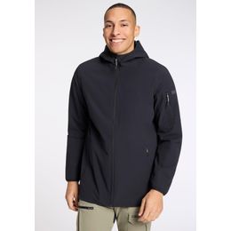CMP Herren Funktionsjacke, schwarz, Gr. 52, unifarben, Web, Obermaterial: 100% Polyester. Futter: 100% Polyester, Jacken, mit Kapuze, schnell