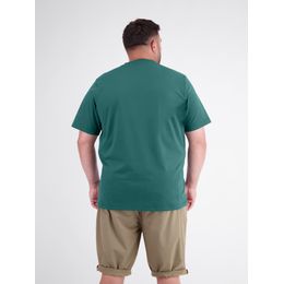 Lerros Herren T-Shirt "T-Shirt in Cool & Dry Qualit&auml;t, gro&szlig;e Gr&ouml;&szlig;en"soft teal, Gr. 6XL, 75% Baumwolle, 25% Polyester, Shirts