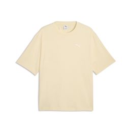 Puma Herren T-Shirt "Essentials Boxy Relaxed T-Shirt Herren", beige, Gr. XXL, clean, Obermaterial: 100% Baumwolle. Rippe: 20% Polyester, 80%