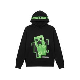 Minecraft Hoodie Hoody Kapuzenpullover in schwarz | Gr.: 116