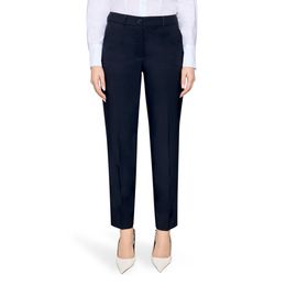 Betty Barclay Damen B&uuml;gelfaltenhose "Damen mit B&uuml;gelfalte", blau, Basic, Gr. 48, Obermaterial: 86% Polyester, 14% Elasthan, Hosen, Material