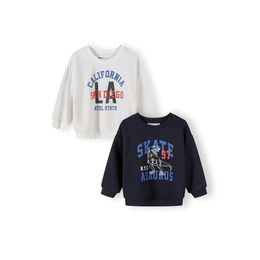 MINOTI Sweatshirt boy size 110/116 marine blue / Red / White