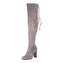 ABOUT YOU Over the Knee Boots 'Liya' female size 36 Grey