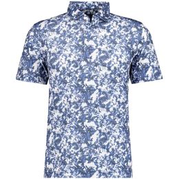 Ragman Herren Poloshirtblau, melange, 701, Gr. M, Piqu&eacute;, 62% Baumwolle, 38% Polyester, Shirts
