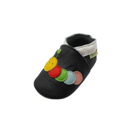 Sayoyo Baby Krabbelschuhe aus Leder, weiche Lauflernschuhe mit rutschfester Sohle | Gr.: 23/24