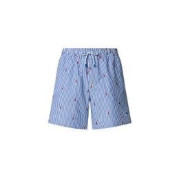 North Sails Badeshorts Gestreifter Seersucker