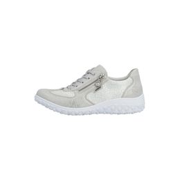 Rieker Scuol Low-Top-Sneaker aus Leder Grau | Gr.: 37