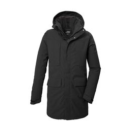 Killtec Herren Parka "KOW 80 MN PRK", schwarz, Gr. M, Obermaterial: 100% Polyester.Futter: 100% Polyester.F&uuml;llung: 100% Polyester, Jacken, Wasser-