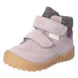Baby Lauflernschuh "Donte 50 WMS: weit", Pepino BY RICOSTA, Gr. 24, rosa, Textil, Veloursleder, Schuhe, Winterboots, Klettschuh mit TEX,