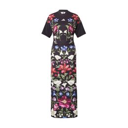 adidas Sportswear Sports Dress 'ADIDAS x FARM RIO PREMIUM' female size L mottled blue / mottled green / mottled pink / Black