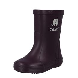 CeLaVi Gummistiefel Jungen Gr&ouml;&szlig;e 25 hellgrau / aubergine